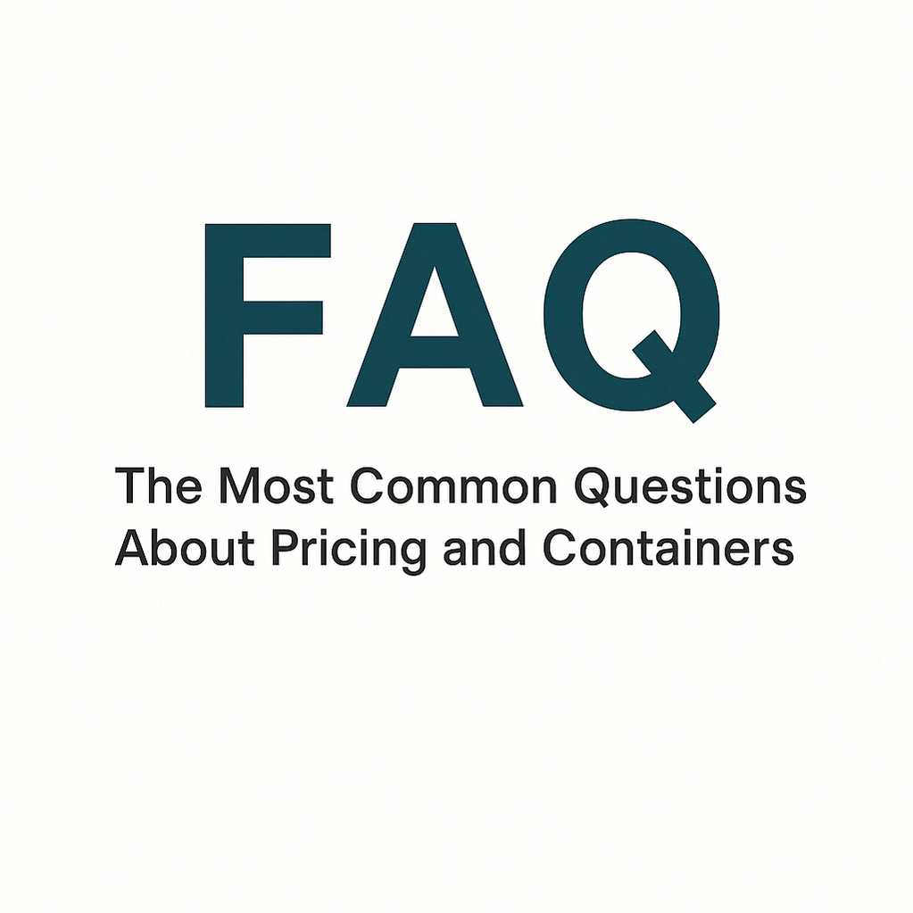 Most Frequently Asked Questions About Container Pricing and Projects