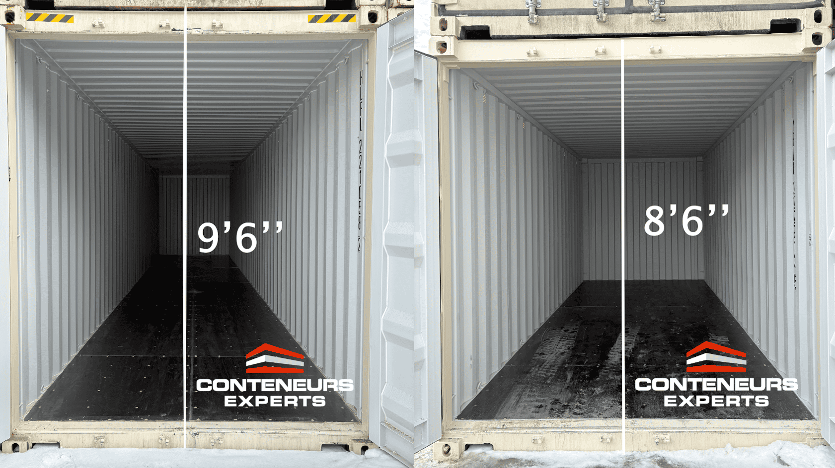 High Cube or Regular height container