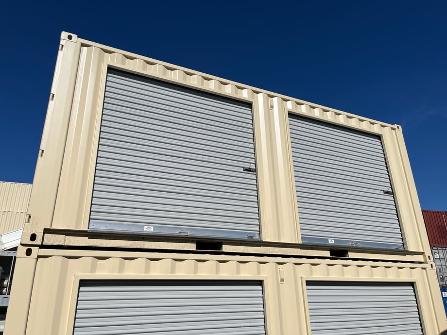 20' RollUpBox container for convenient, instant storage